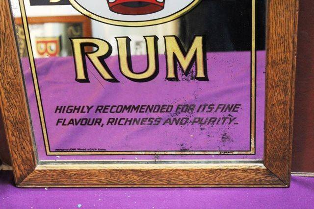 Red Crown Rum Advertising Pub Mirror ,# | XXXX Antique Complex