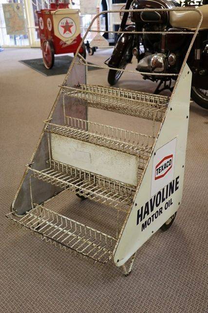 Havoline 4 Tier Oil Can Display Rack # | XXXX Antique Complex