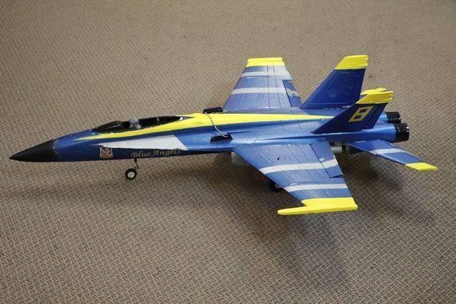 F18 Hornet US Navy Blue Angels Fighter Plane Styrofoam Toy | XXXX ...