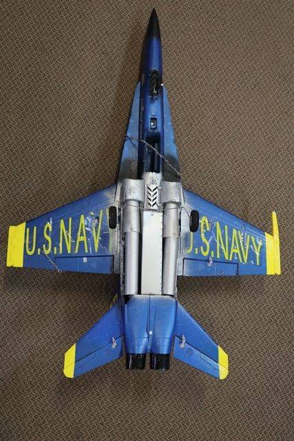 F18 Hornet US Navy Blue Angels Fighter Plane Styrofoam Toy | XXXX ...