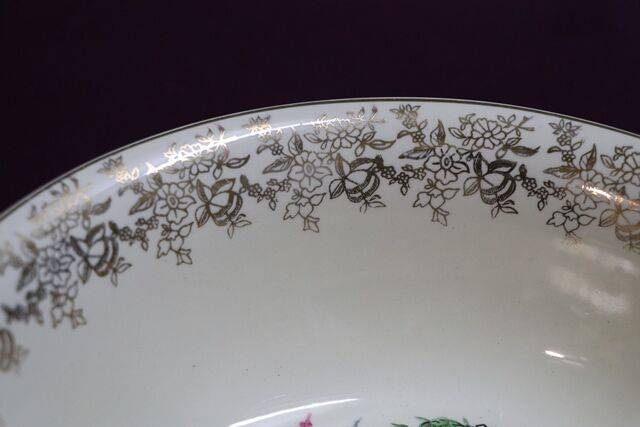 Royal Falcon Ware Crinoline Bowl # | XXXX Antique Complex