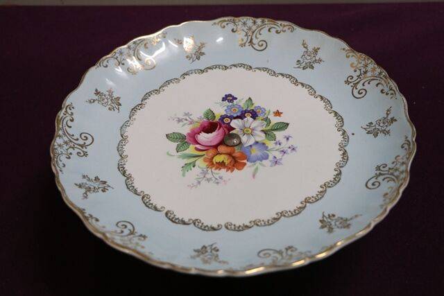 Vintage James Kent Old Foley Cake Plate # | XXXX Antique Complex