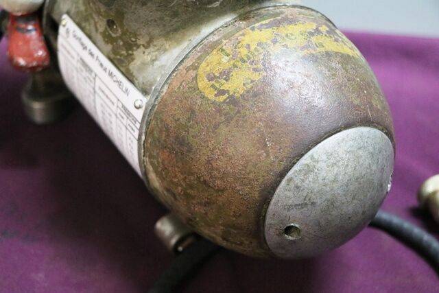 A Vintage Michelin Bibendum Bomb Compressor. | XXXX Antique Complex