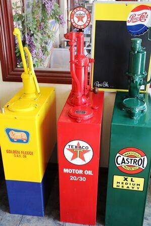 Vintage Texaco Garage Hi-Boy Oil Dispenser. # | XXXX Antique Complex