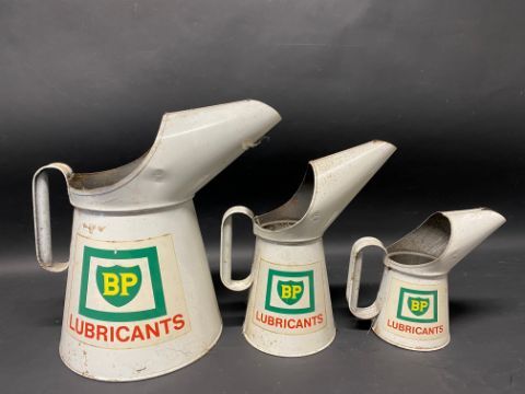 BP Lubricants Set of 3 Graduated Oil Pourers. # | XXXX Antique Complex