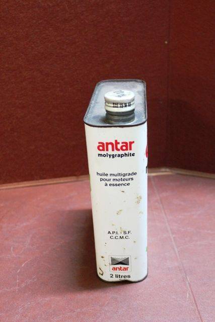 2ltr Antar French Oil Tin | XXXX Antique Complex