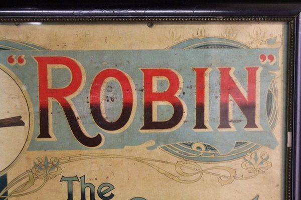 Antique Robin Starch Framed Advertising Card. | XXXX Antique Complex