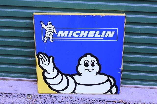 Modern Michelin Double Sided Tin Advertising Sign.# | XXXX Antique Complex