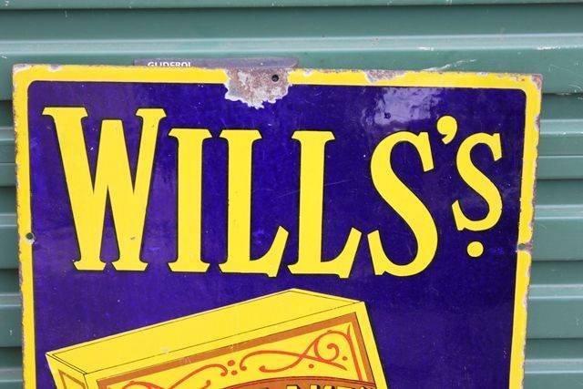 Wills Gold Flake Pictorial Enamel Sign.# | XXXX Antique Complex