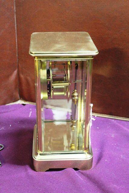 Antique Brass Crystal Regulator Clock With Mercury Pendulum.# | XXXX ...