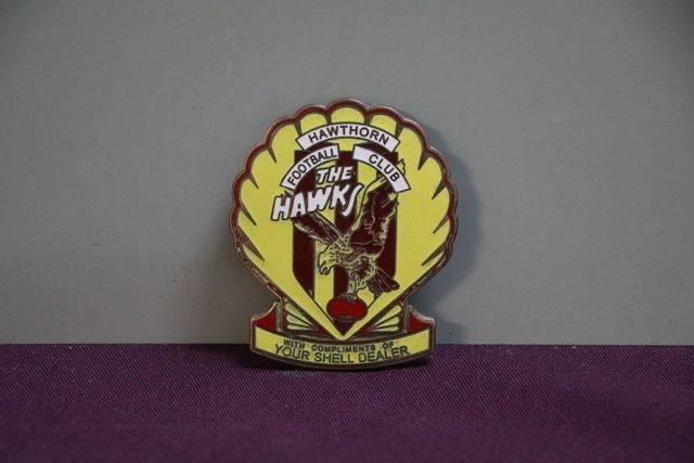 AFL - SHELL.The Hawks Fan Pin Car Badge By Bertram Melbourne | XXXX ...