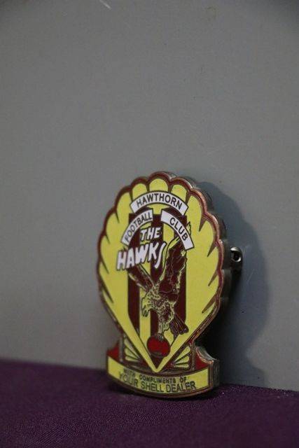 AFL - SHELL.The Hawks Fan Pin Car Badge By Bertram Melbourne | XXXX ...