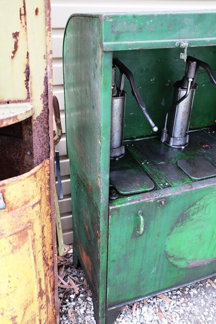 A Very Original CASTROL 3 Pump Bread Bin Oil Dispenser. # | XXXX ...