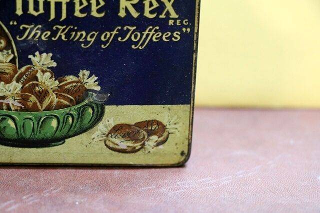 A Vintage Lovell's Toffee Rex Pictorial Collectors Tin. | XXXX Antique ...