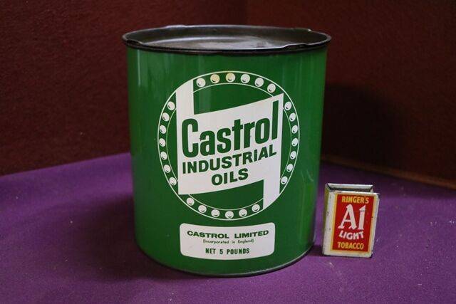A Wonderful Castrol Industrial Oils WP 5lb Grease Tin. | XXXX Antique ...