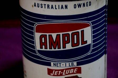 Ampol Jet-Lube AP-1 One Pound Grease Tin. | XXXX Antique Complex