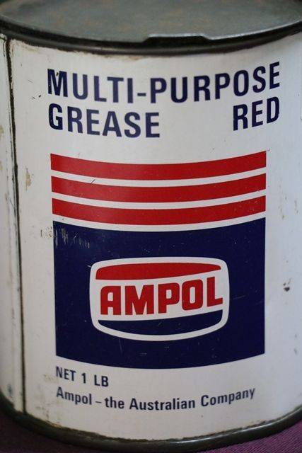 Ampol Multi-Purpose Grease Red 1 Lb Tin | XXXX Antique Complex