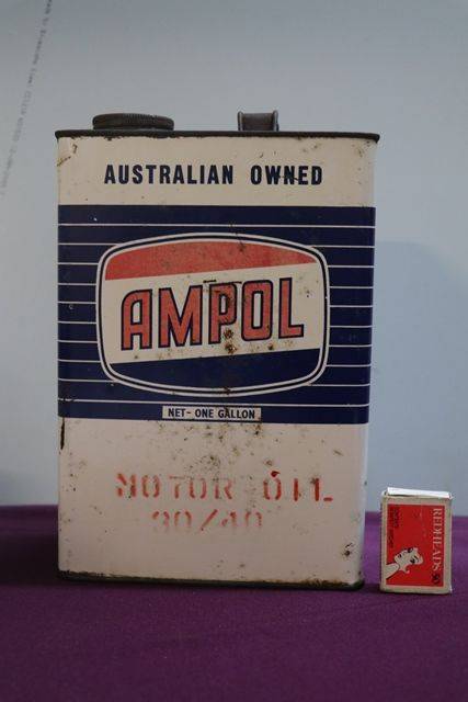 Ampol One Gallon Motor Oil Tin | XXXX Antique Complex