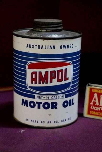 Ampol Quarter Gallon Motor Oil Tin. | XXXX Antique Complex