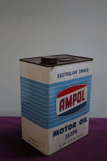 Ampol 20/20 One Gallon Motor Oil Tin | XXXX Antique Complex