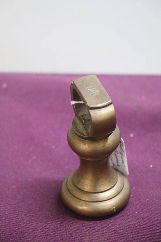 Antique 1 Lb Brass Bell Weight | XXXX Antique Complex