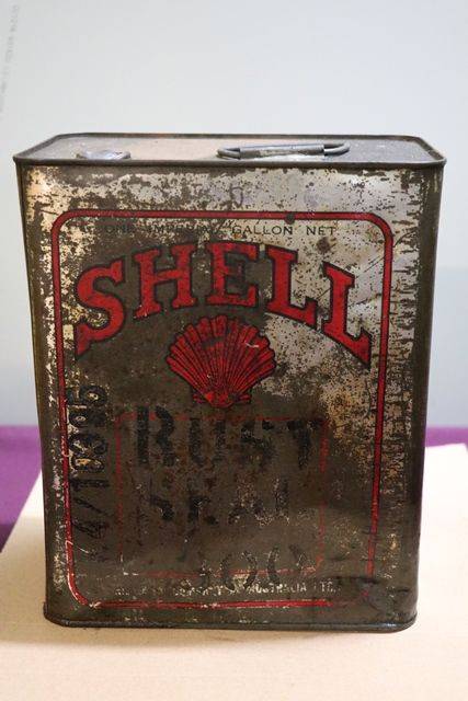 Australian Shell One Gallon Motor Oil Tin | XXXX Antique Complex