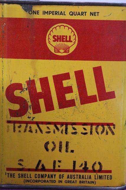 Australian Shell Transmission Oil S.A.E 140 Quart Motor Oil Tin | XXXX ...