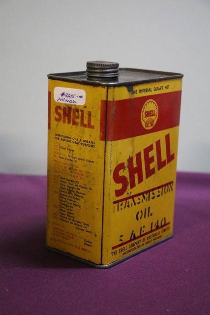 Australian Shell Transmission Oil S.A.E 140 Quart Motor Oil Tin | XXXX ...