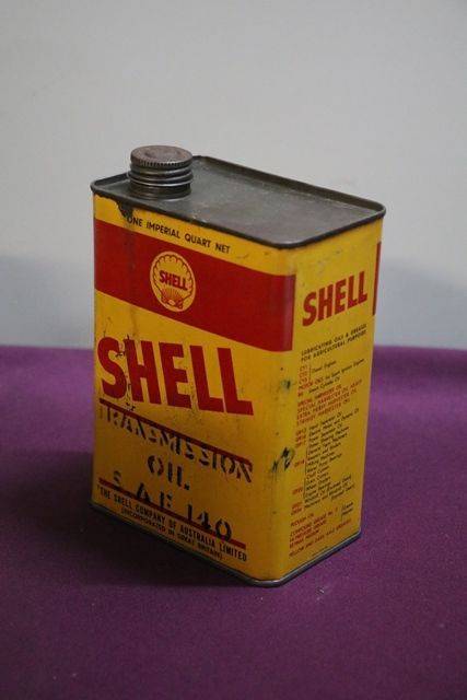 Australian Shell Transmission Oil S.A.E 140 Quart Motor Oil Tin | XXXX ...