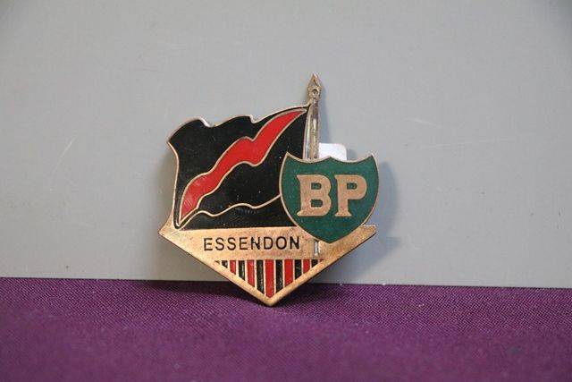 BP Badge "Essendon AFL" By Laughtons Melbourne | XXXX Antique Complex