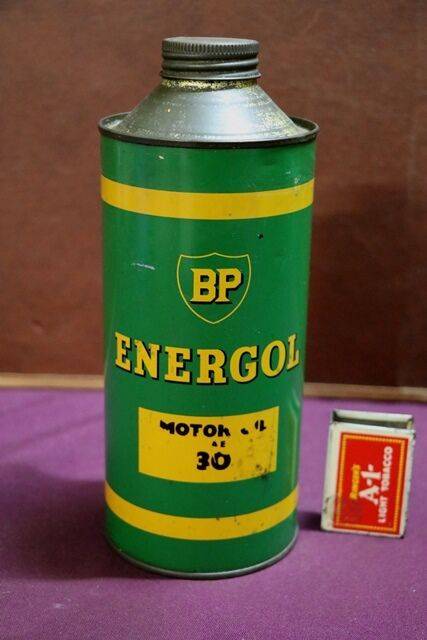 BP Energol Motor Oil "30" Quart Can. | XXXX Antique Complex