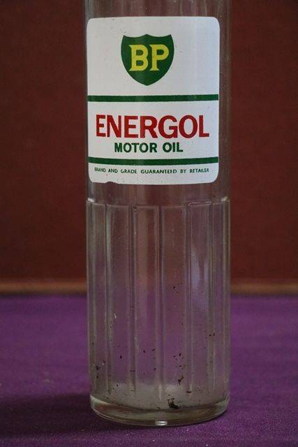 BP Energol Pint Motor Oil Bottle | XXXX Antique Complex