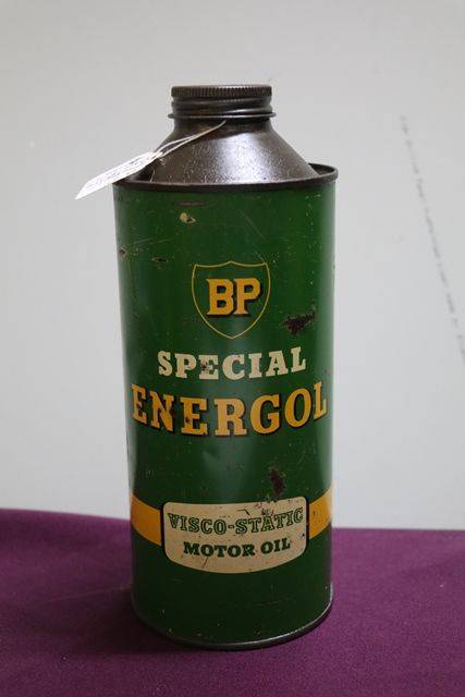 BP Energol Visco-Static Motor Oil Tin | XXXX Antique Complex