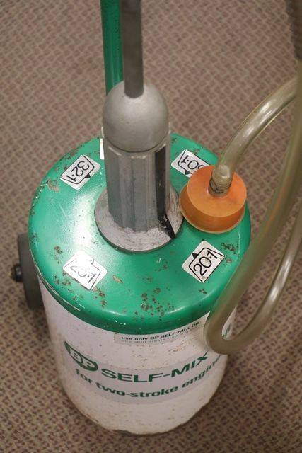 BP Self Mix Oil Dispenser for Two Stroke Engines | XXXX Antique Complex