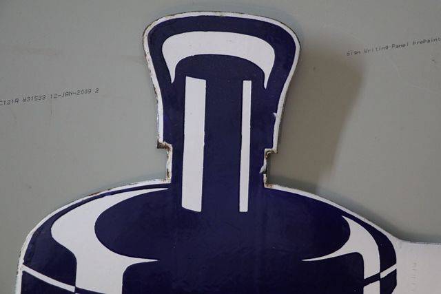 Butagas Double Sided Enamel Advertising Sign | XXXX Antique Complex