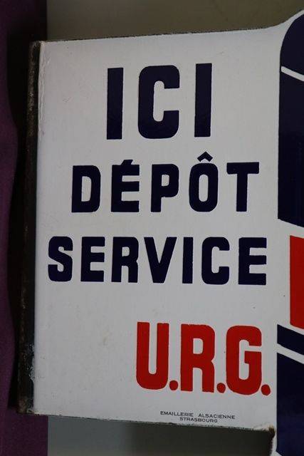 Butagas Double Sided Enamel Advertising Sign | XXXX Antique Complex