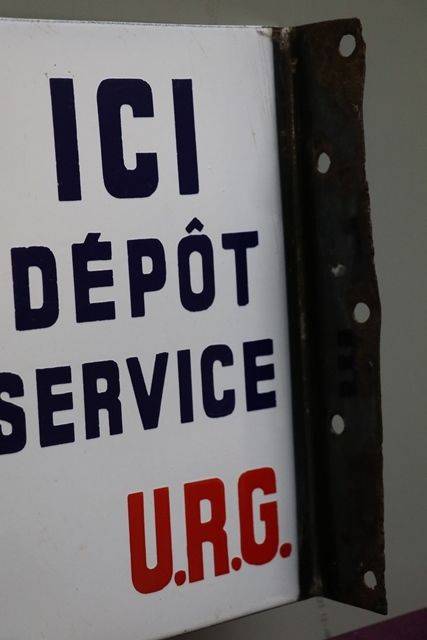 Butagas Double Sided Enamel Advertising Sign | XXXX Antique Complex