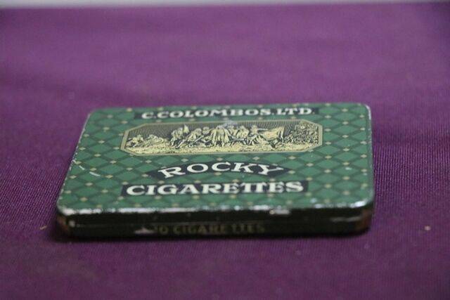 COL. C.Colombos. Ltd Rocky Cigarettes Tin | XXXX Antique Complex
