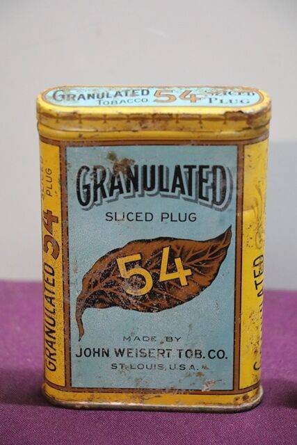 COL. John Weisert Granulated Tobacco Tin | XXXX Antique Complex