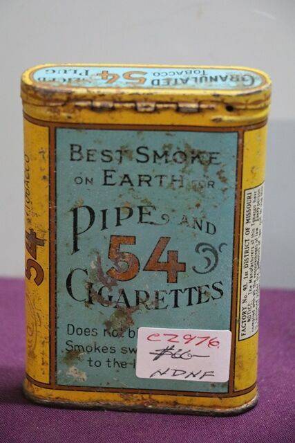 COL. John Weisert Granulated Tobacco Tin | XXXX Antique Complex