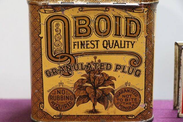 COL. Qboid Granulated Plug Tobacco Tin | XXXX Antique Complex
