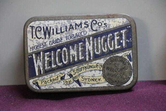 COL. Williams Welcome Nugget Australia Sydney Tobacco Tin | XXXX ...
