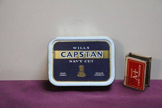 COL. Wills Capstan Navy Cut Tobacco Tin | XXXX Antique Complex
