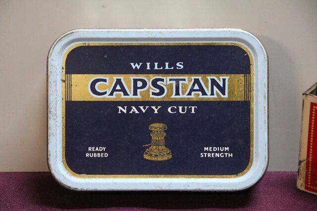 COL. Wills Capstan Navy Cut Tobacco Tin | XXXX Antique Complex