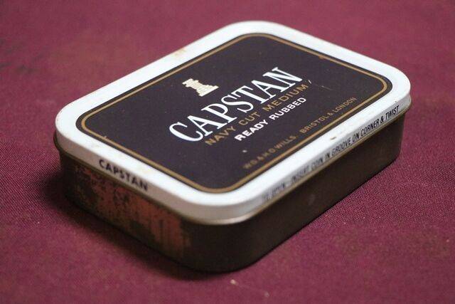COL. Wills Capstan Navy Cut Tobacco Tin | XXXX Antique Complex