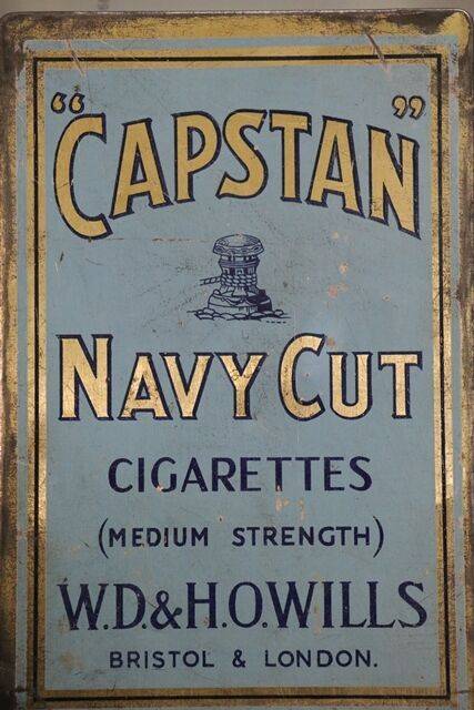COL. Wills Capstan Navy Cut 500 Cigarettes Tin | XXXX Antique Complex