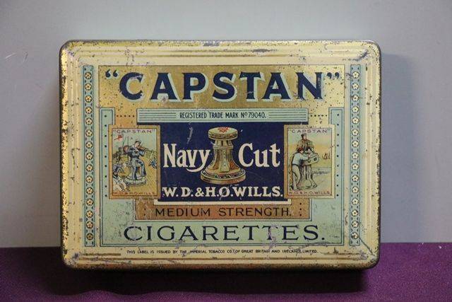 Capstan Navy Cut Medium Strength Cigarettes Tin | XXXX Antique Complex