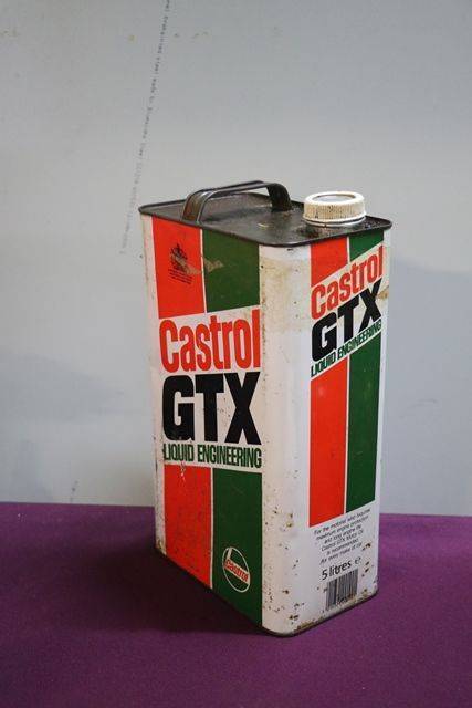 Castrol L GTX Liquid Engineering 5 Litres Oil Tin | XXXX Antique Complex