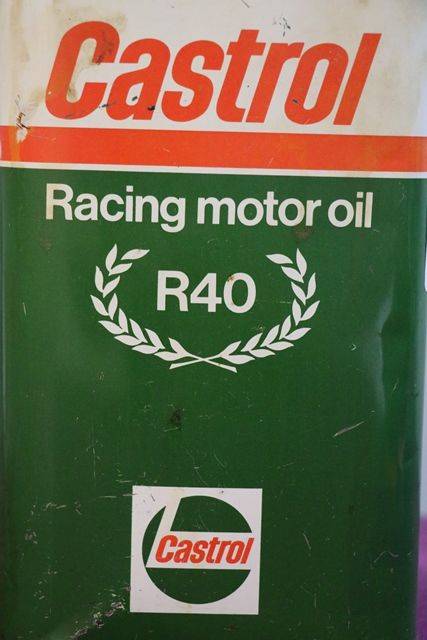 Castrol L Racing R40 One Litre Motor Oil Tin | XXXX Antique Complex