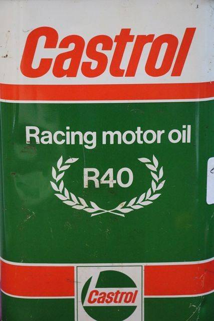 Castrol L Racing R40 One Litre Motor Oil Tin | XXXX Antique Complex